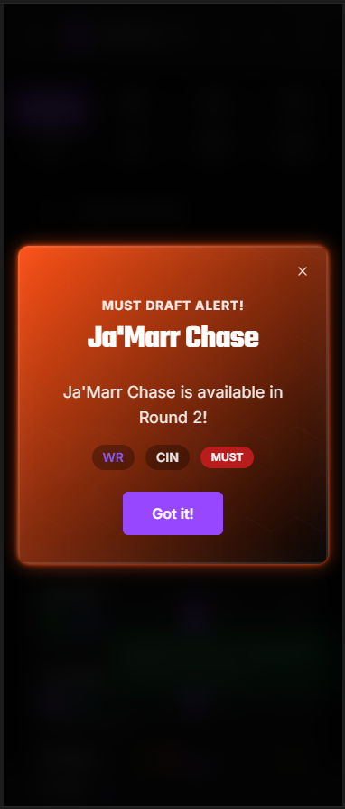 Fantasy Football Draft Assistant